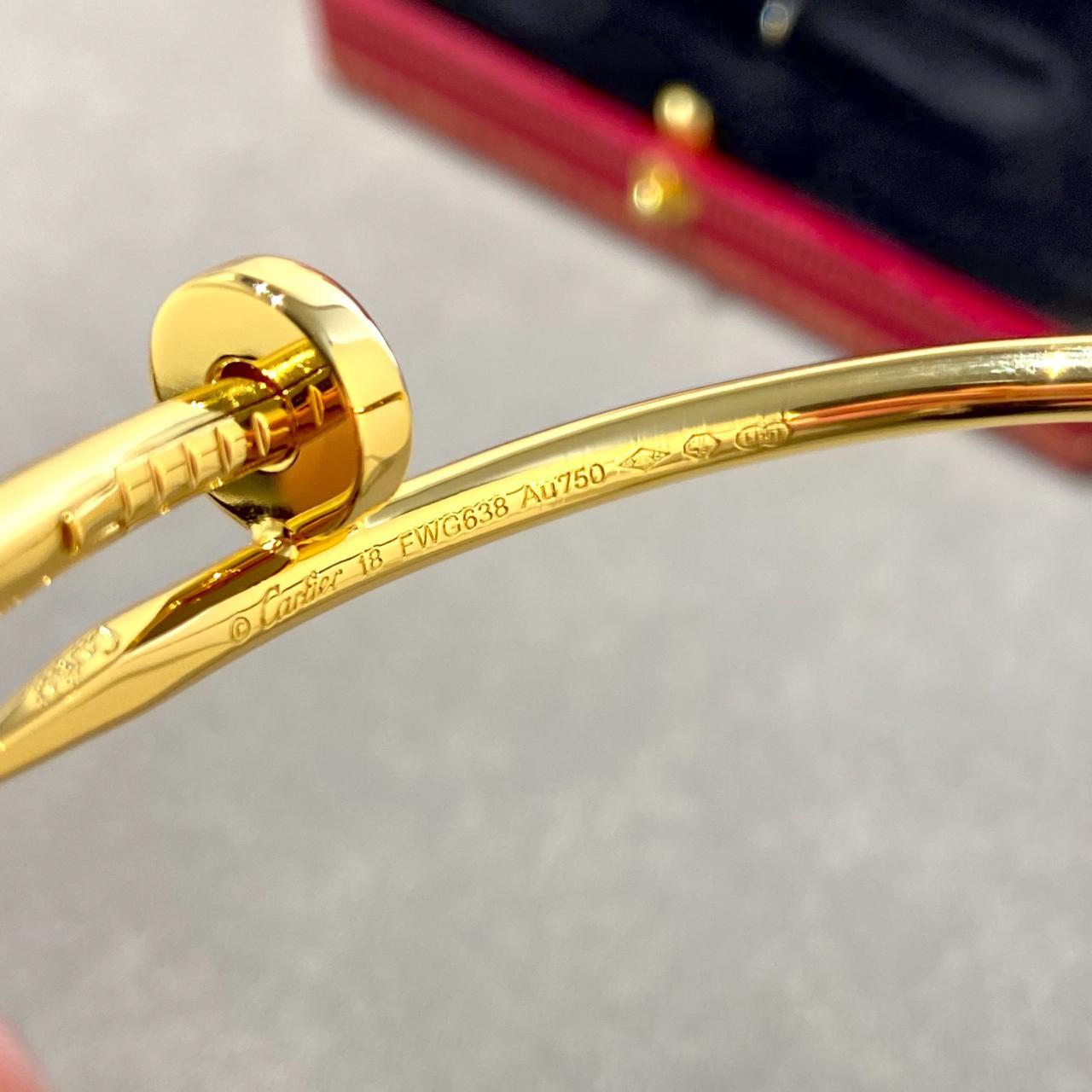 Cartier nail bracelet, yellow and gold, size 19, new... - Depop