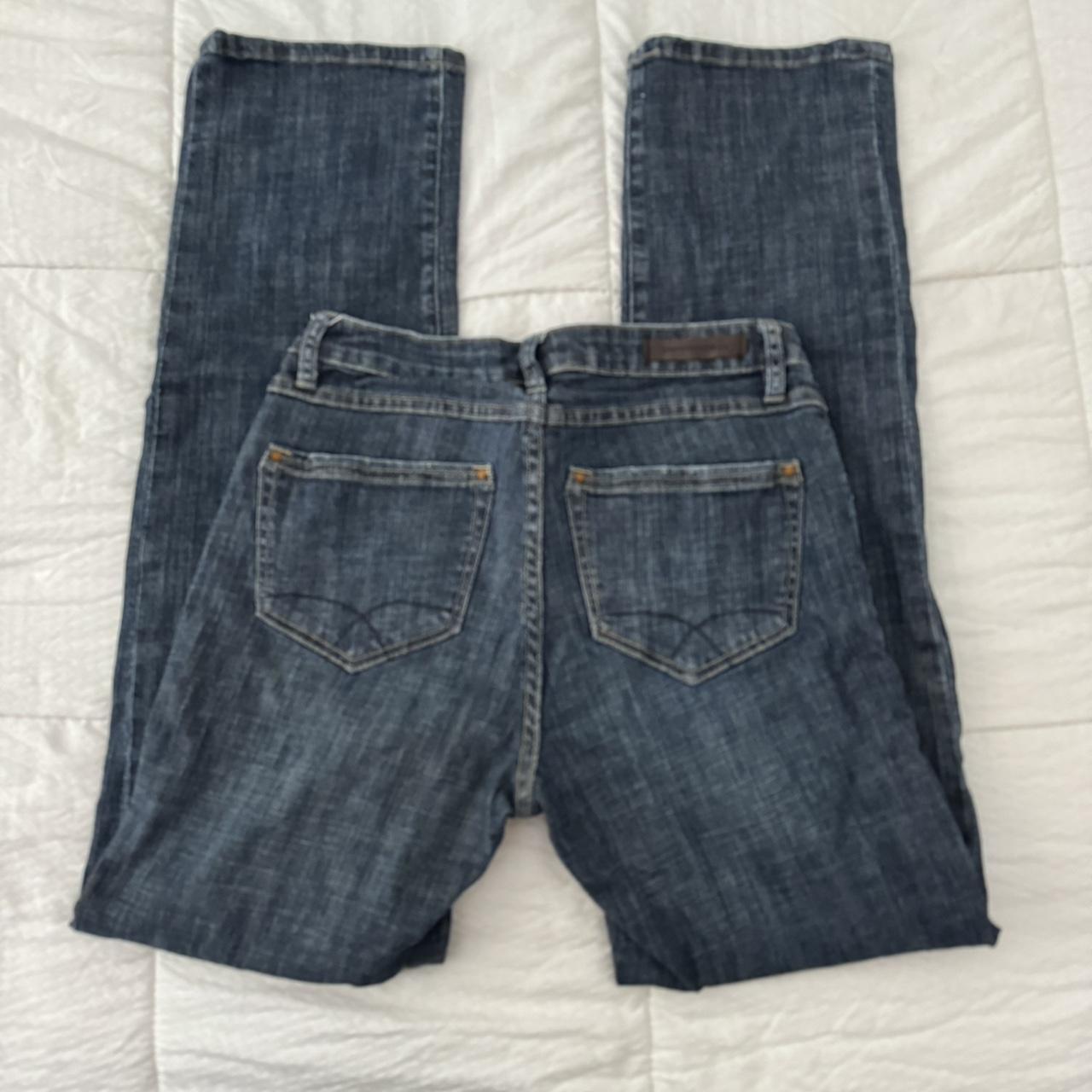 christopher blue jeans straight leg - size 6 see... - Depop