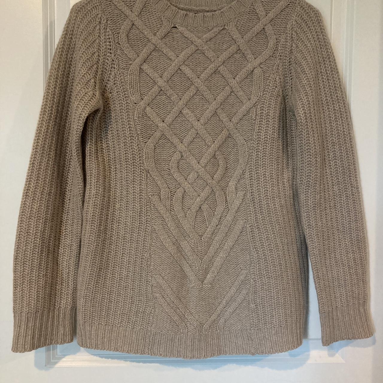 Cute cashmere light brown sweater for fall! Brand is... - Depop