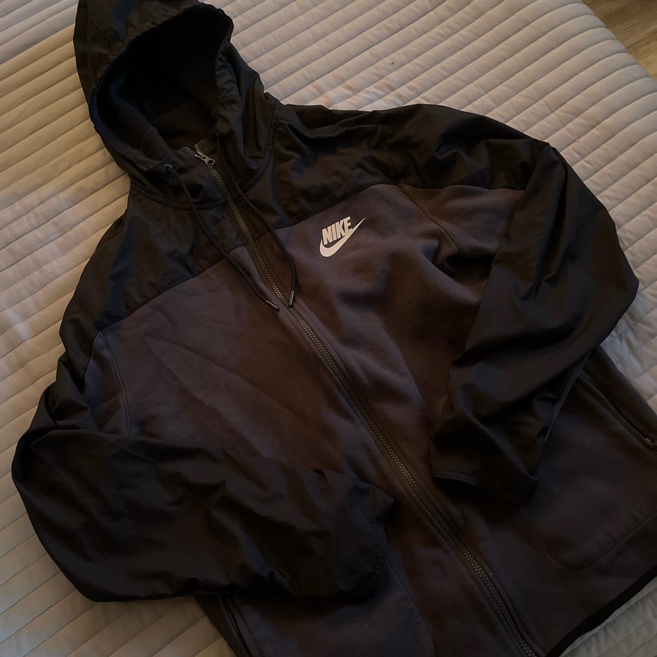 Nike Tech Jacket / Zip Up Size XL / Fits XL & L -... - Depop