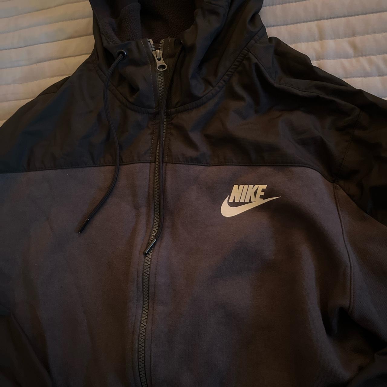 Nike Tech Jacket / Zip Up Size XL / Fits XL & L -... - Depop