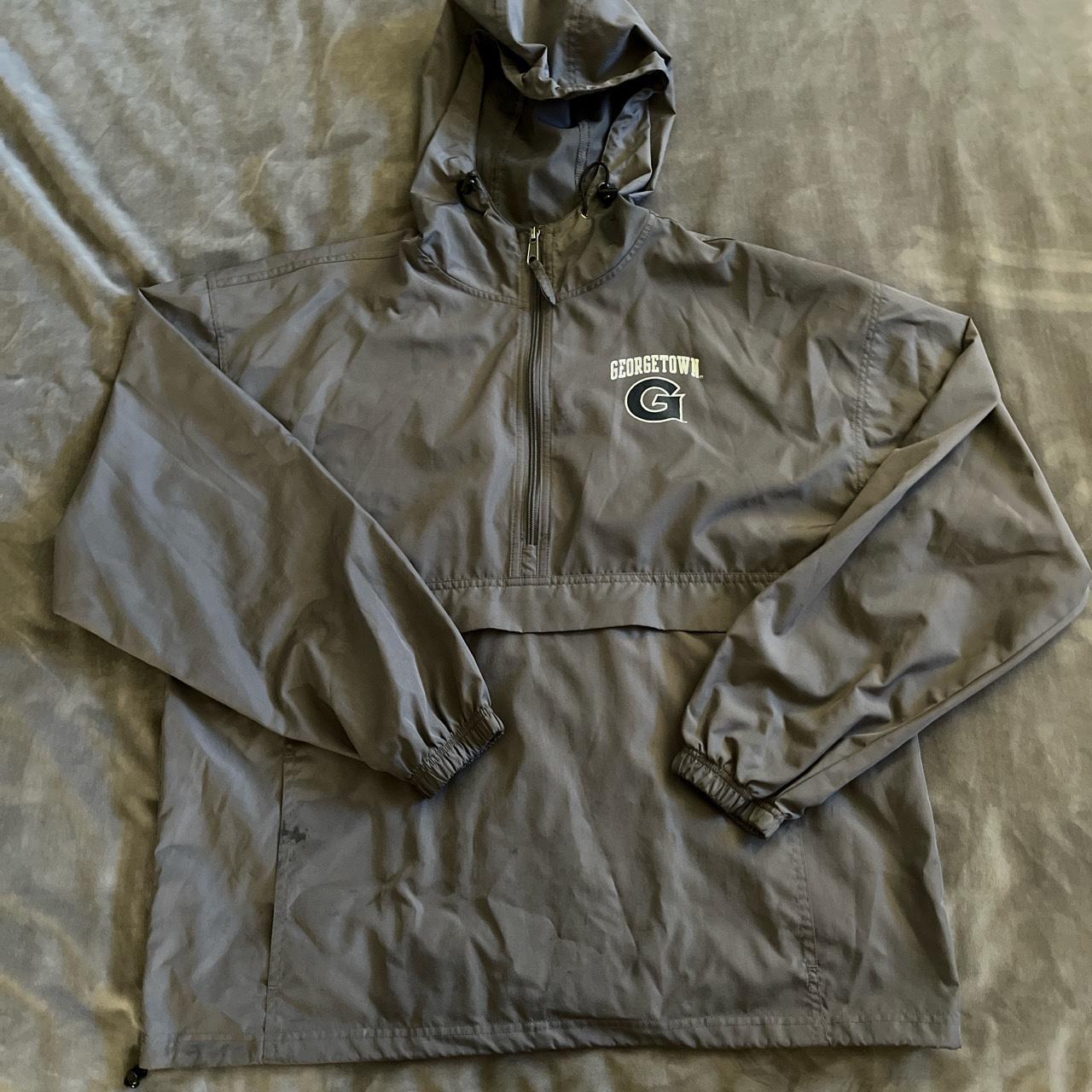 Georgetown Champion Windbreaker / Jacket - Size... - Depop