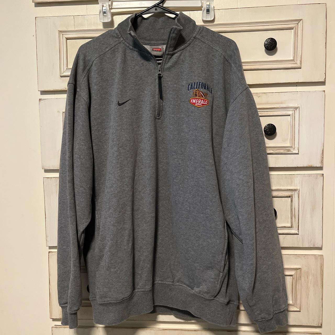 Nike Vintage 1/4 Zip Pullover - Size Large -... - Depop