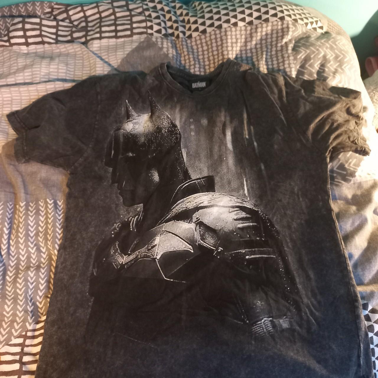 the BATMAN graphic tee cool front and back... - Depop