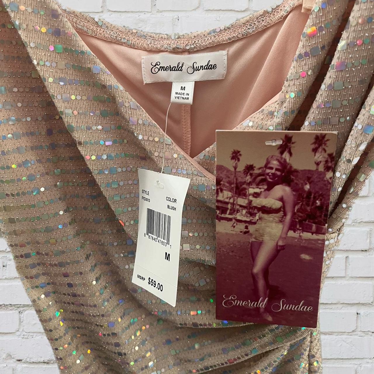 Emerald Sundae Women's Pink Dress | Depop