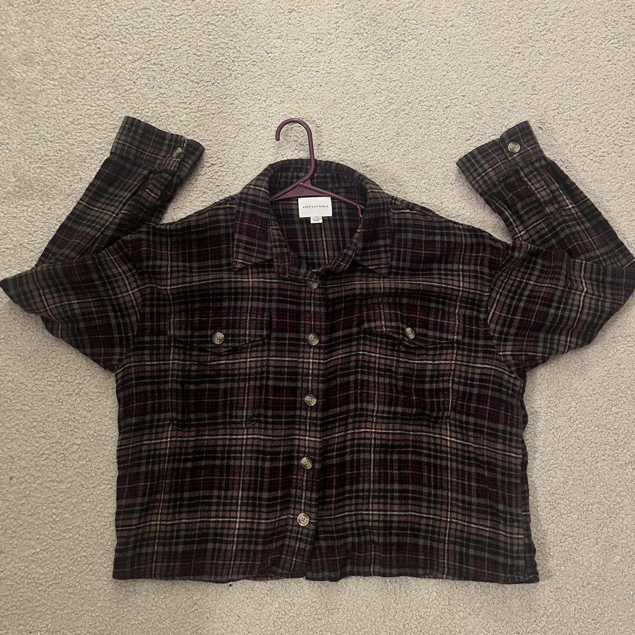 Flannel Worn lightly Coming from a smoke and pet... - Depop