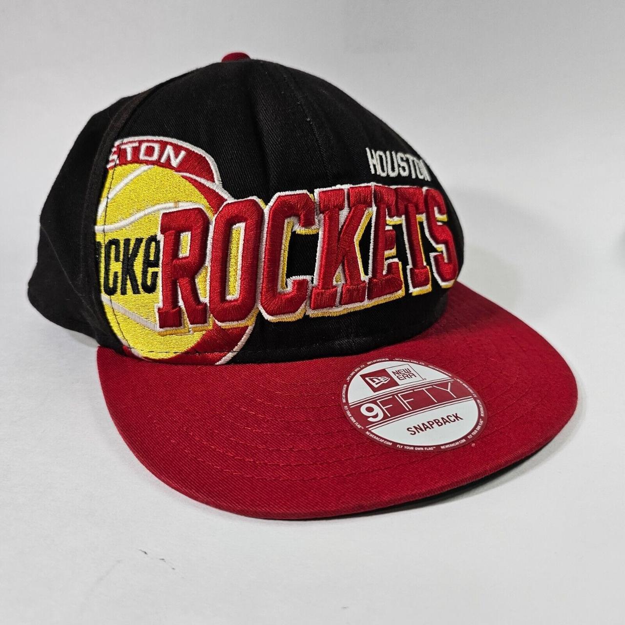 New Era 9FIFTY Houston Rockets Snapback Hat Hardwood... - Depop