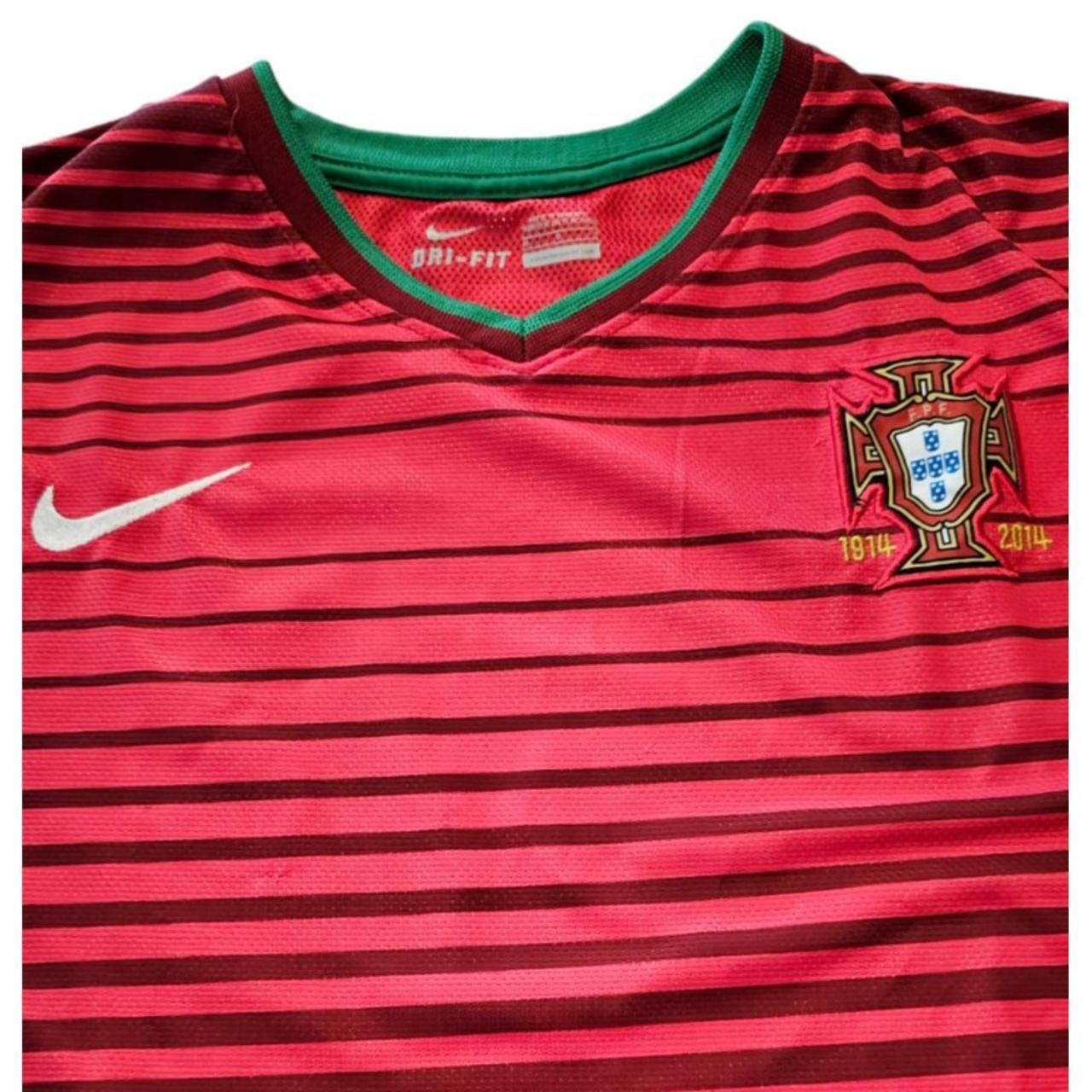 Nike Portugal 2014 World Cup Home Kit Soccer Jersey... - Depop