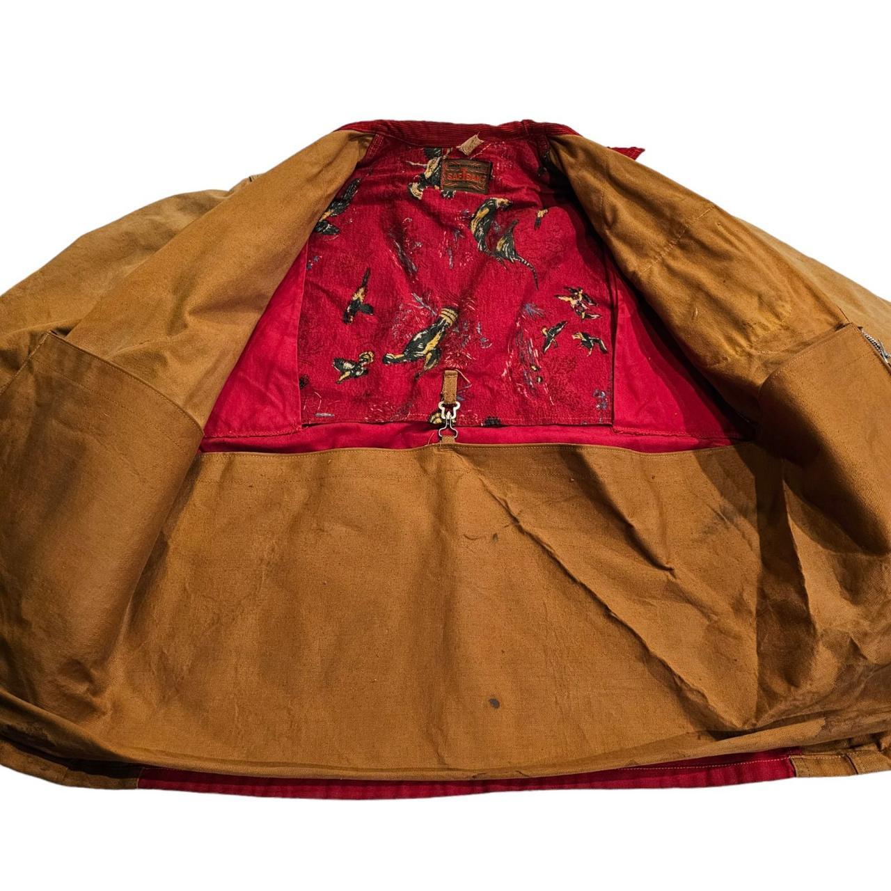 Vintage SAFTBAK Hunting Jacket with Game Pocket -... - Depop