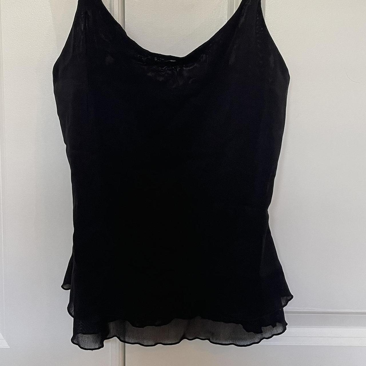 Brandy Melville double layered shear spaghetti strap... - Depop