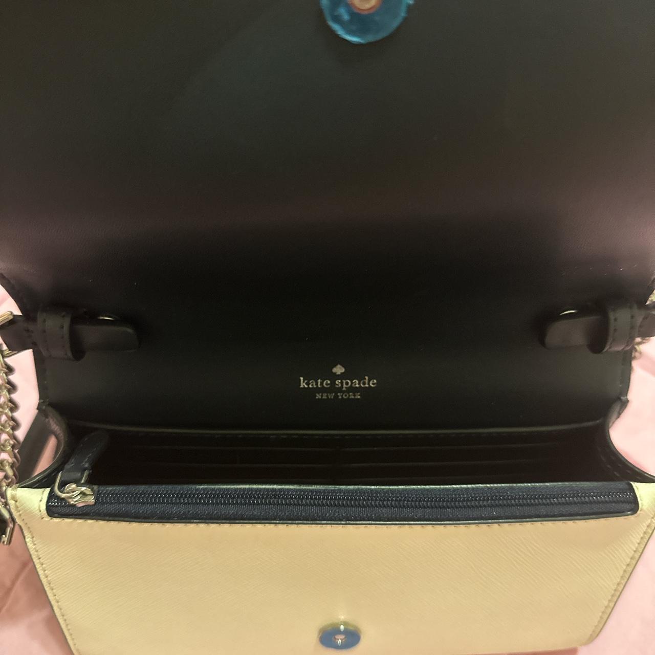 Kate Spade ♠️ Crossbody Bag // light blue and white... - Depop