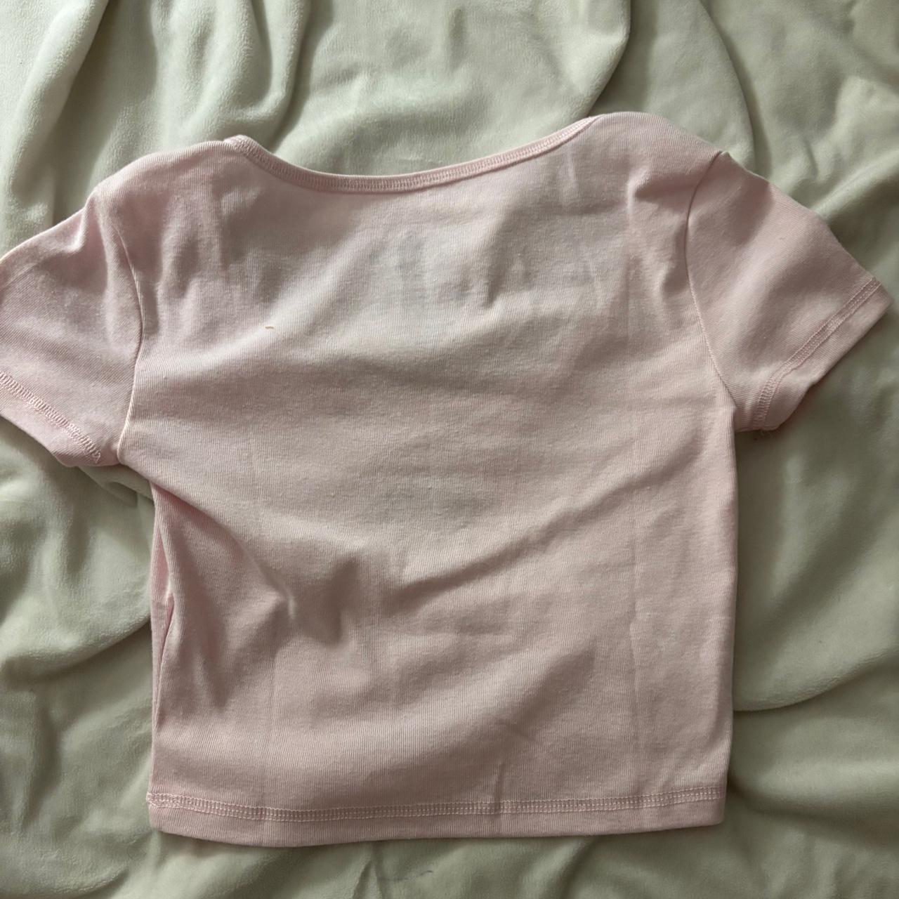 Pink Brandy Melville crop top #croptop #pink... | Depop