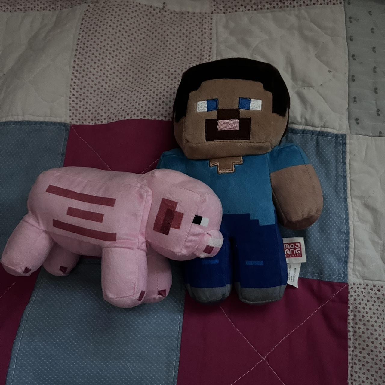 MOJANG Minecraft Steve and Pig bundle For... | Depop