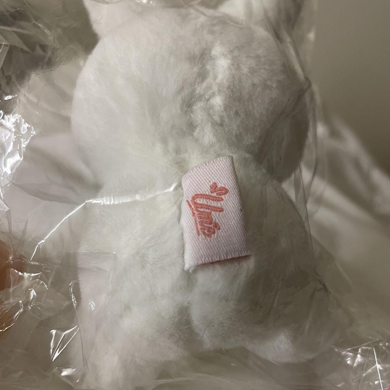 cute white bunny/ rabbit plushie from ume tea brand... - Depop