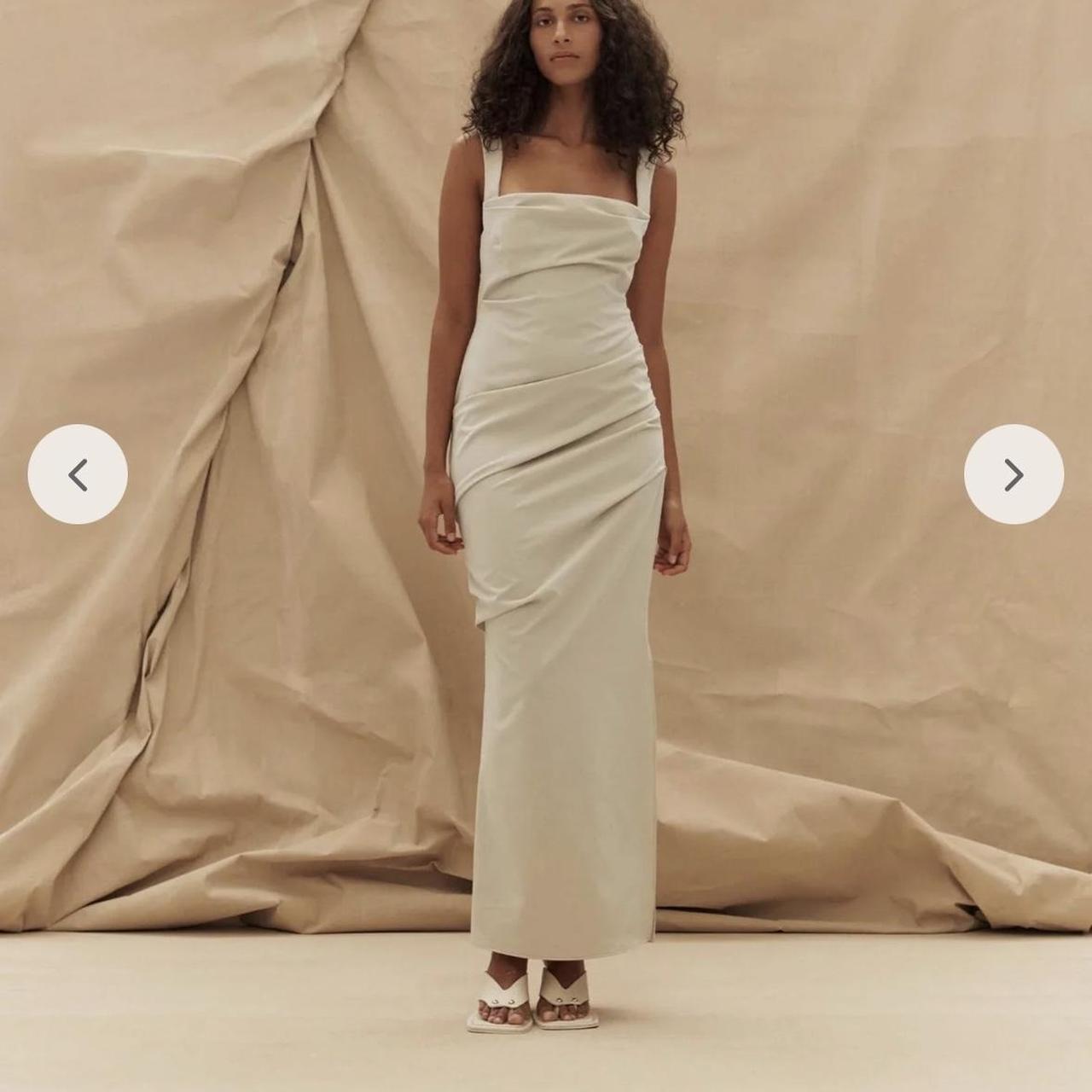 Paris Georgia Raf dress Fawn (bone) size L Would... | Depop