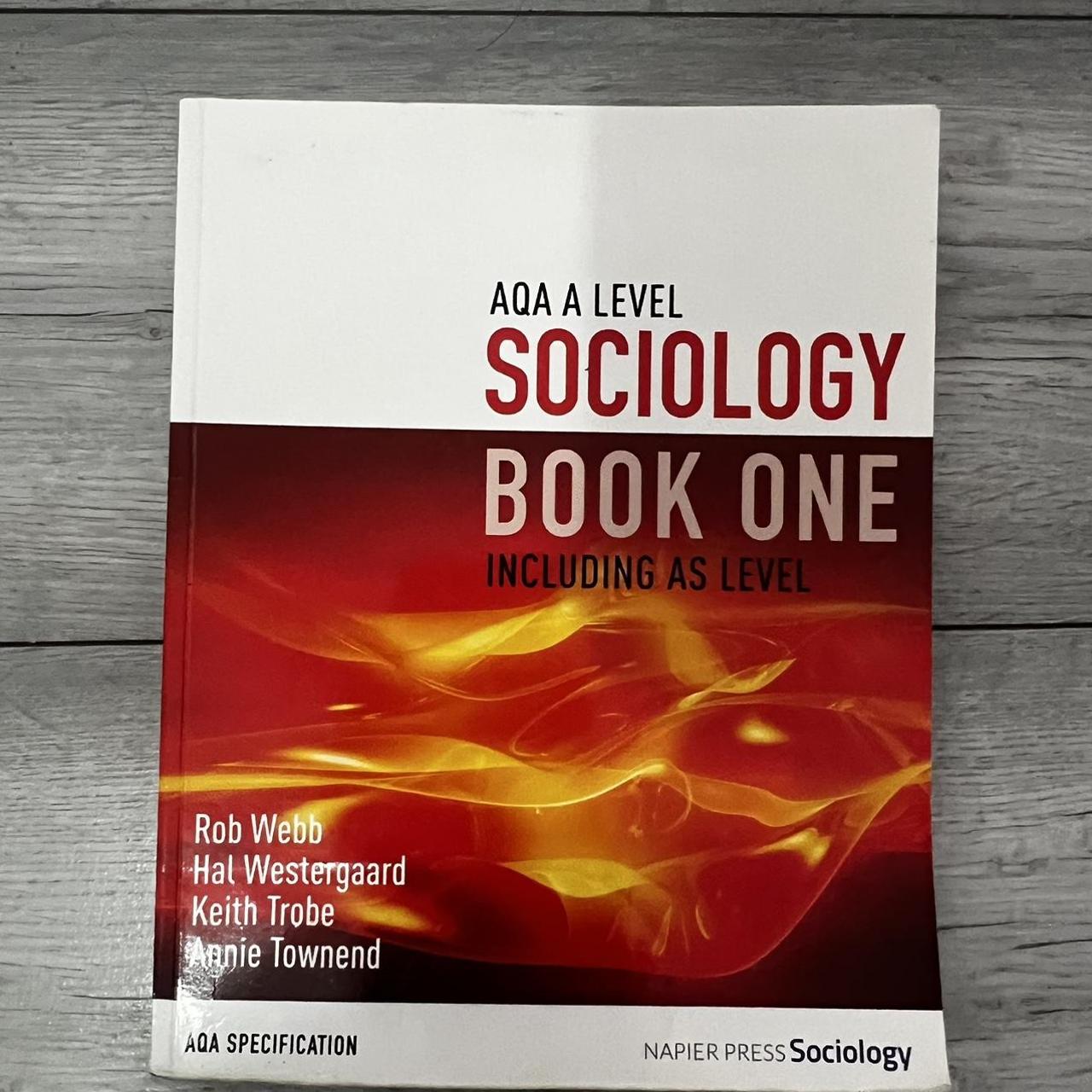 AQA A Level Sociology Book One Including AS Level:... - Depop