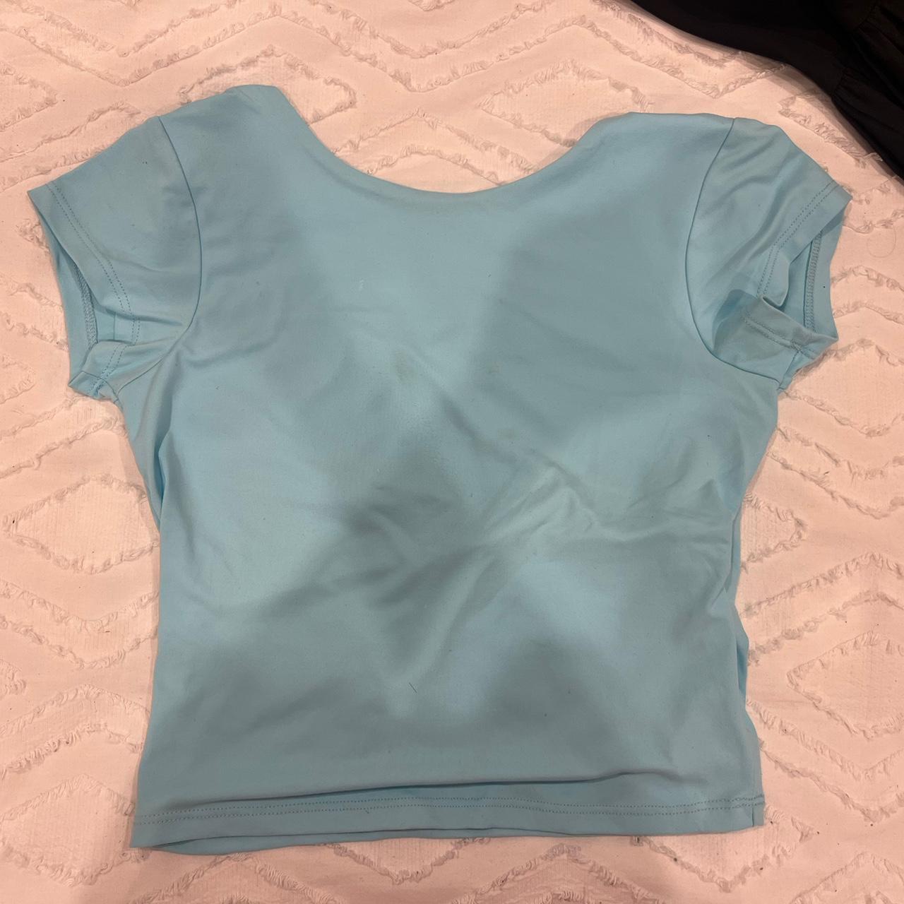 Glassons backless blue top size small | Depop