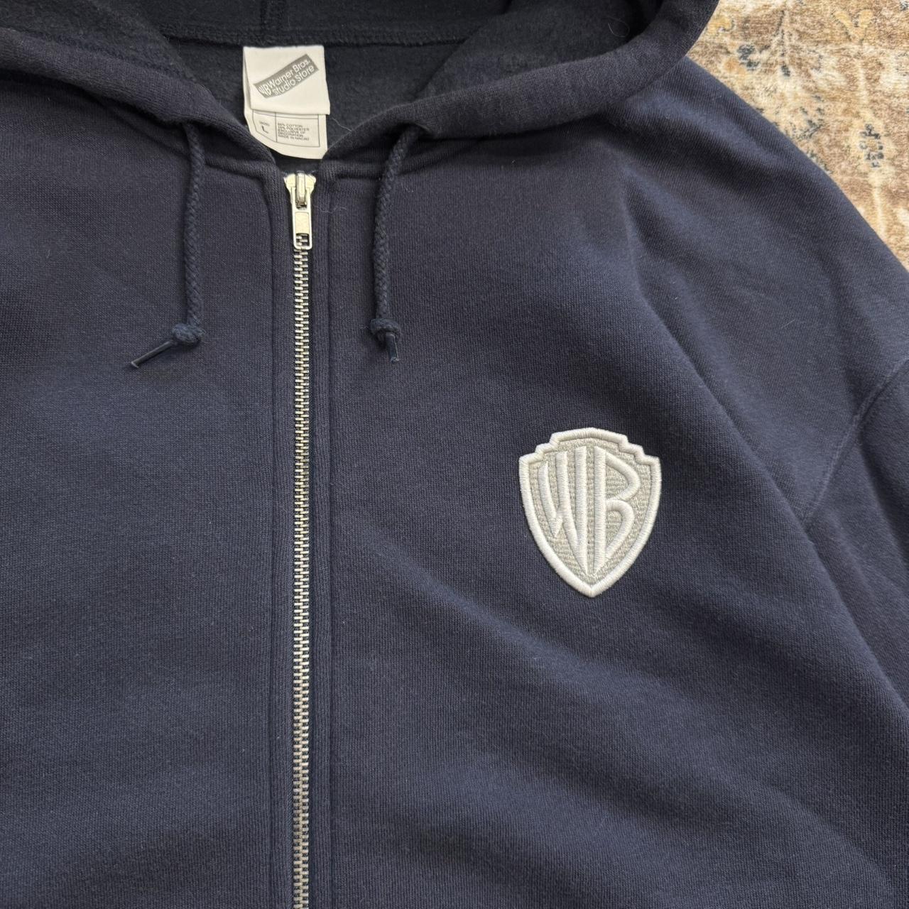 Vintage 90s Warner Bros Looney Tunes Embroidered Zip... | Depop