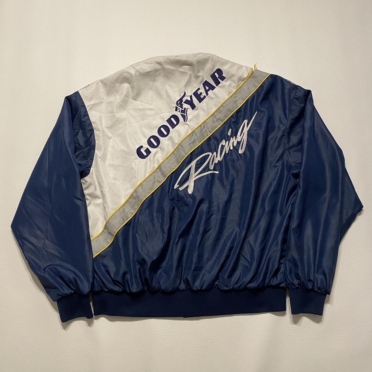 NASCAR Men's Navy Jacket | Depop