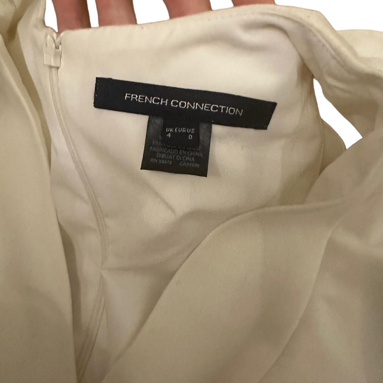 French connection white vneck dress Love this dress... - Depop