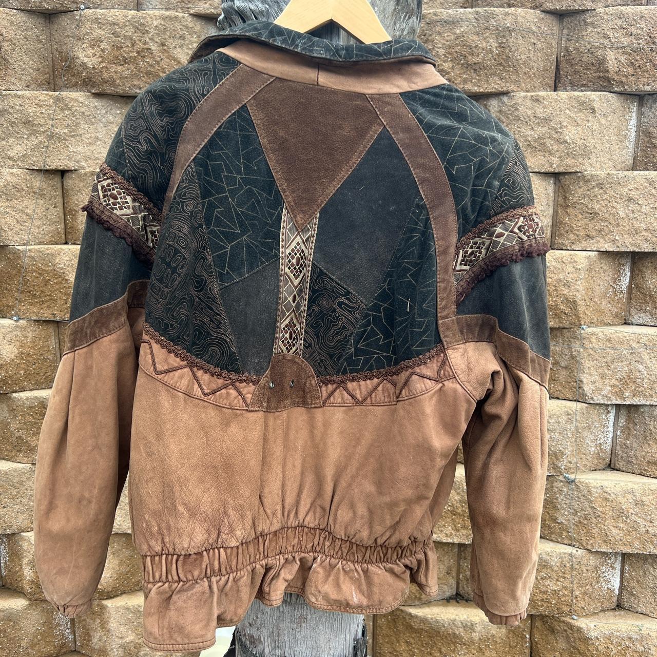 Vintage adventure bound leather jacket By Wilson... - Depop