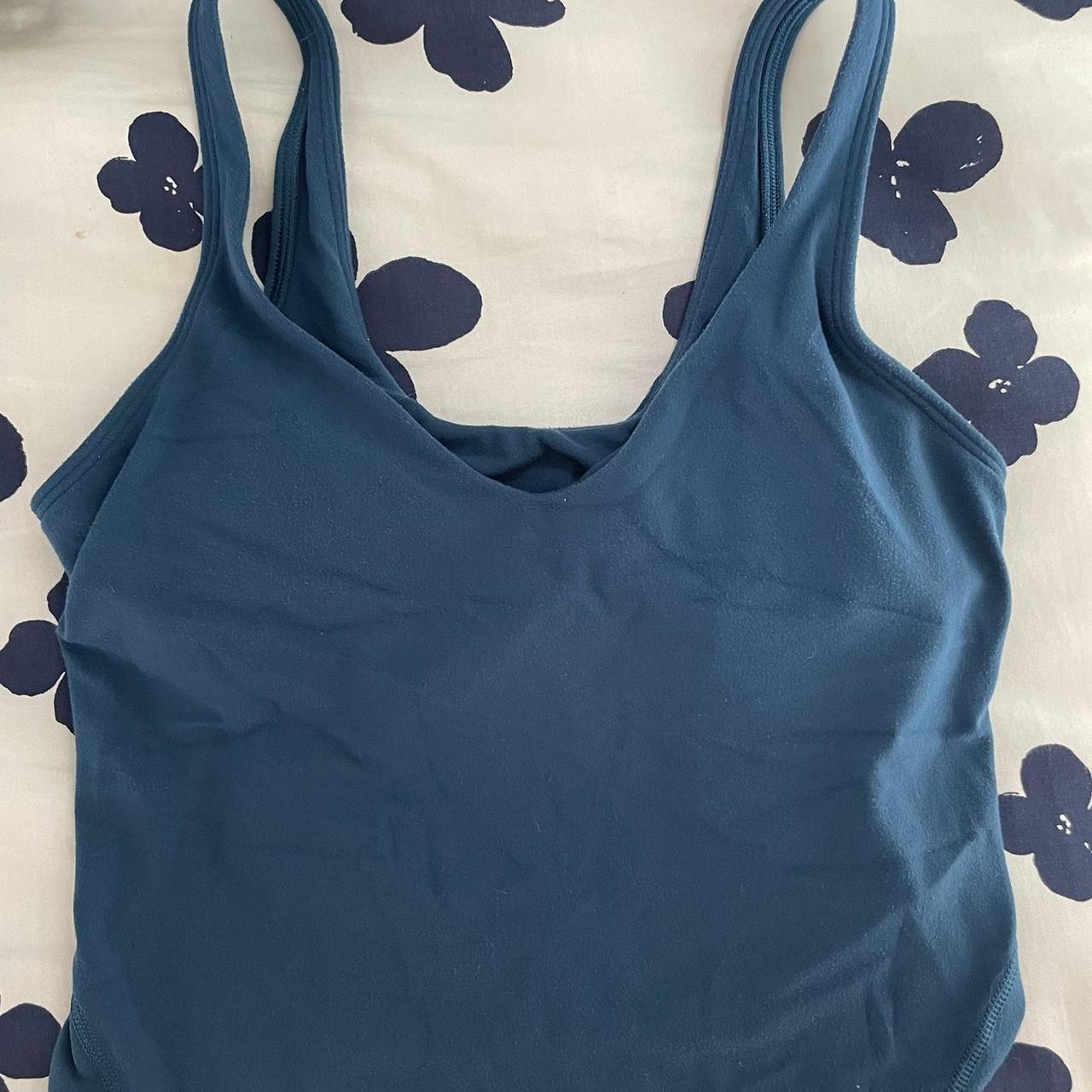 Lululemon Align Tank Top -Navy -Size 2 - Depop