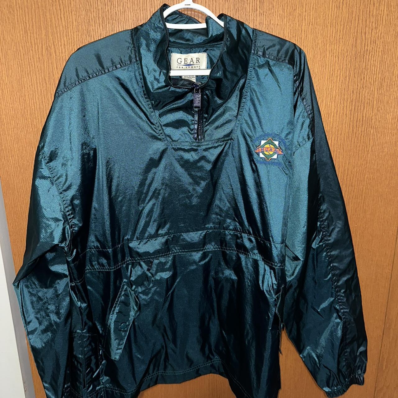 Vintage 1999 D3 softball championship windbreaker... - Depop