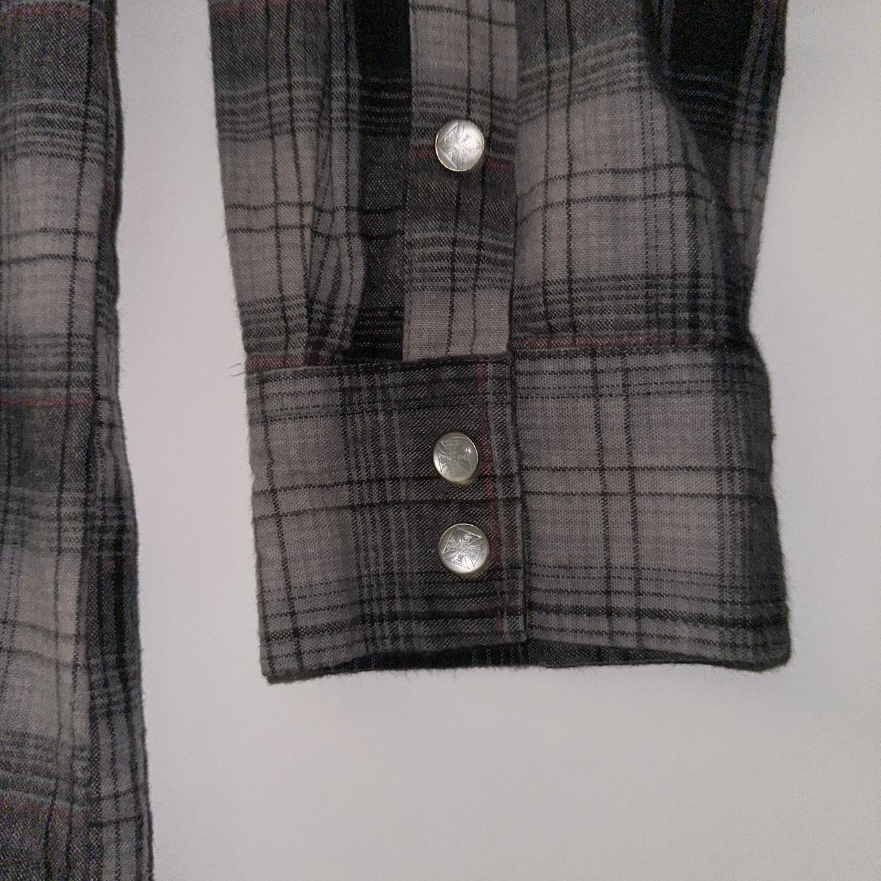 vintage jesse james west coast choppers flannel size... - Depop
