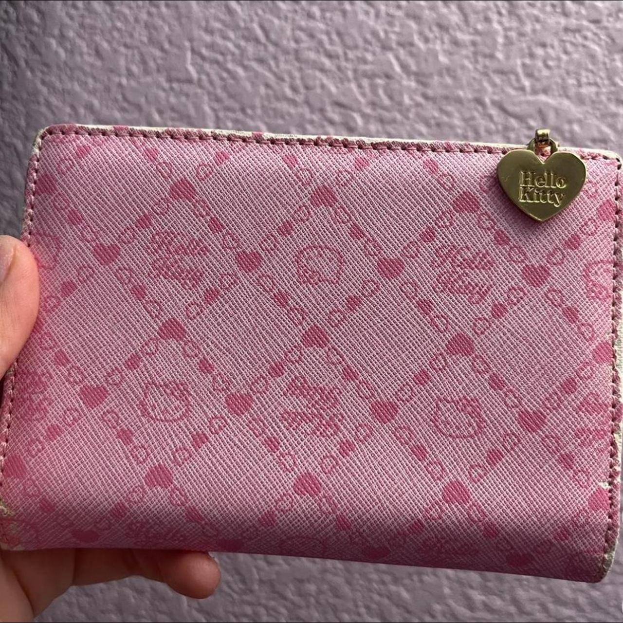 2008 pink hello kitty monogram wallet wallet does... - Depop