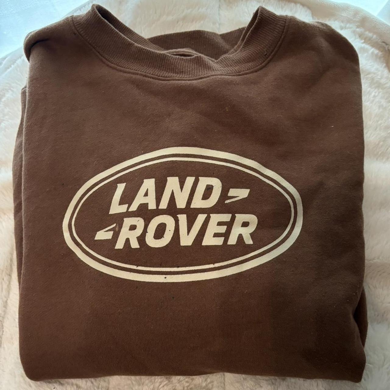 land rover pacsun crewneck youth xxl SEND... - Depop