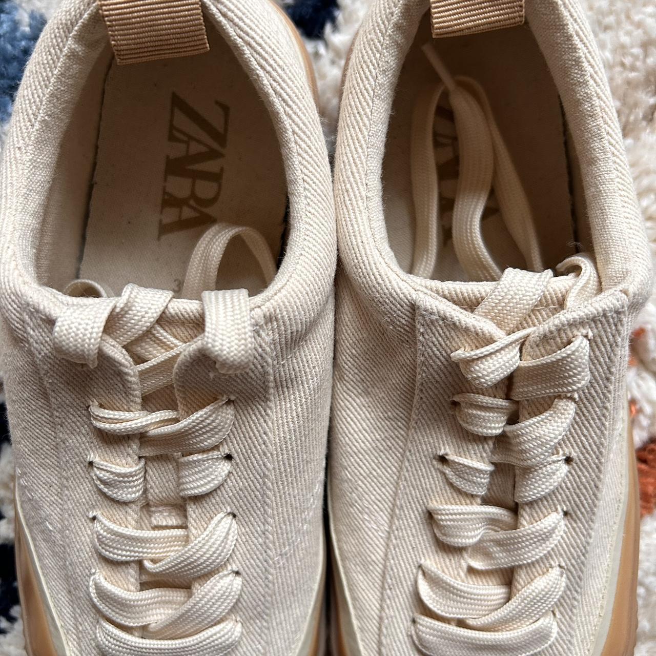 Zara basic collection trainers. Brand new & never... - Depop