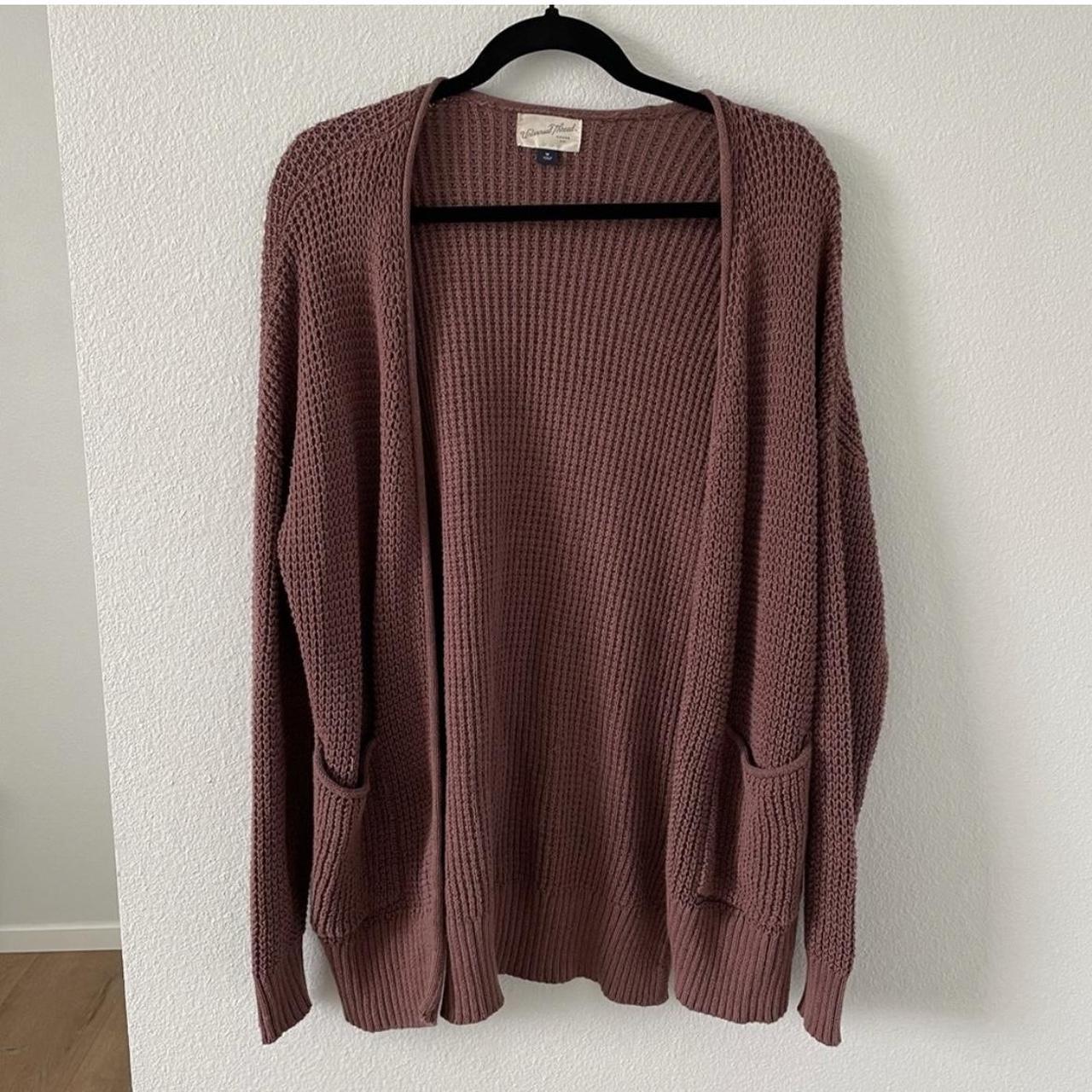 universal thread knit cardigan super cozy... - Depop