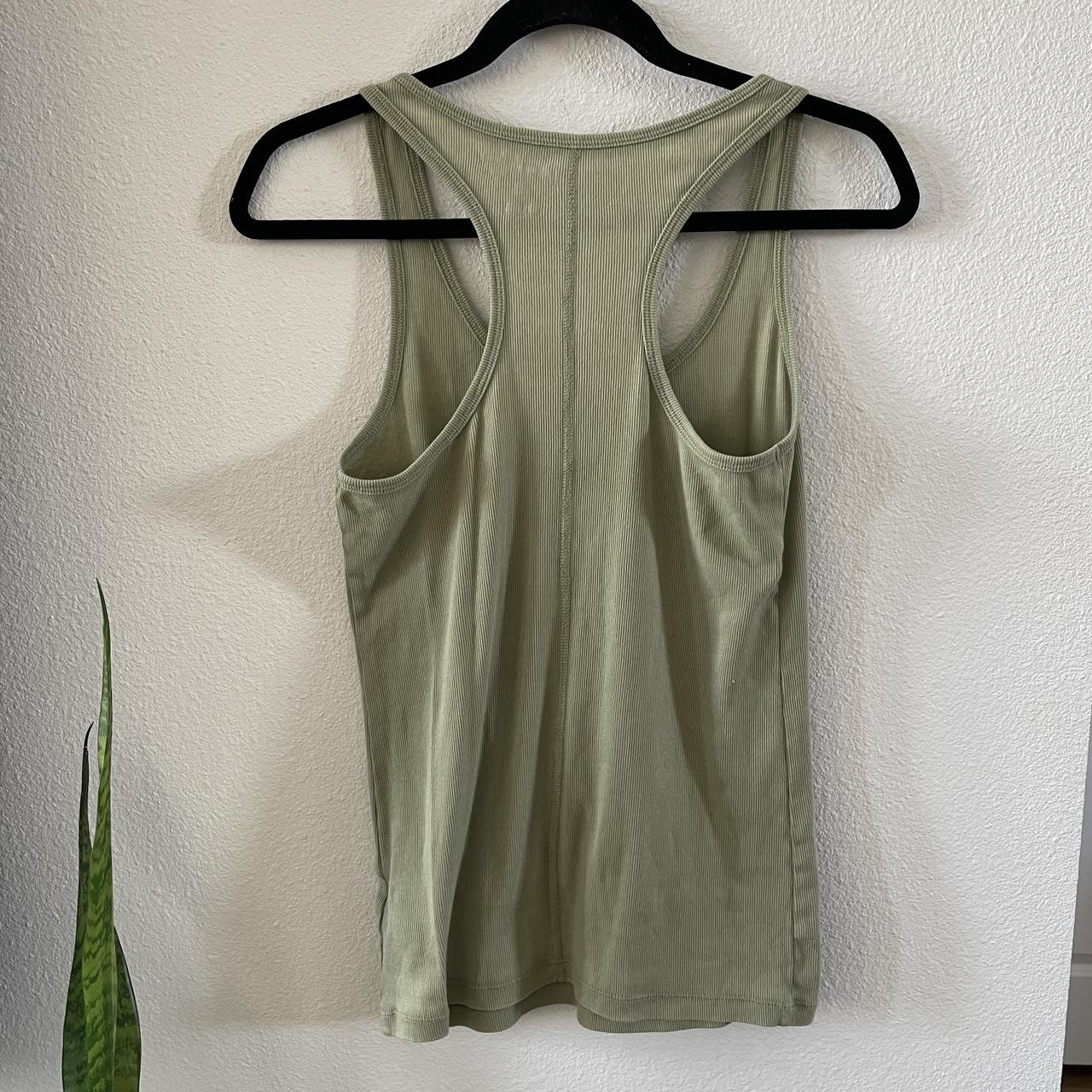 universal thread by target light green tank... - Depop