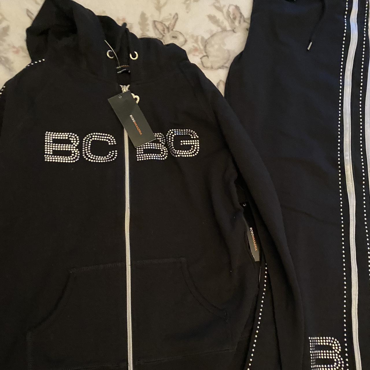 BCBG track suit 🖤 💋 mcbling leopard print... - Depop