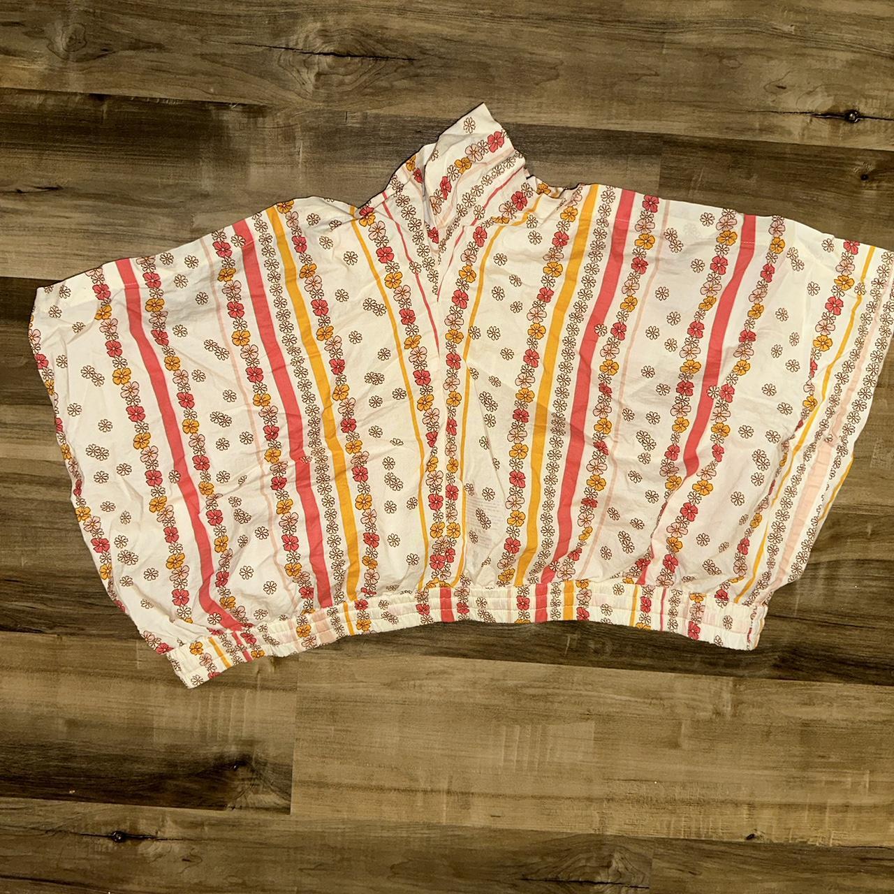 Adore Me Women's Orange and White Pajamas | Depop