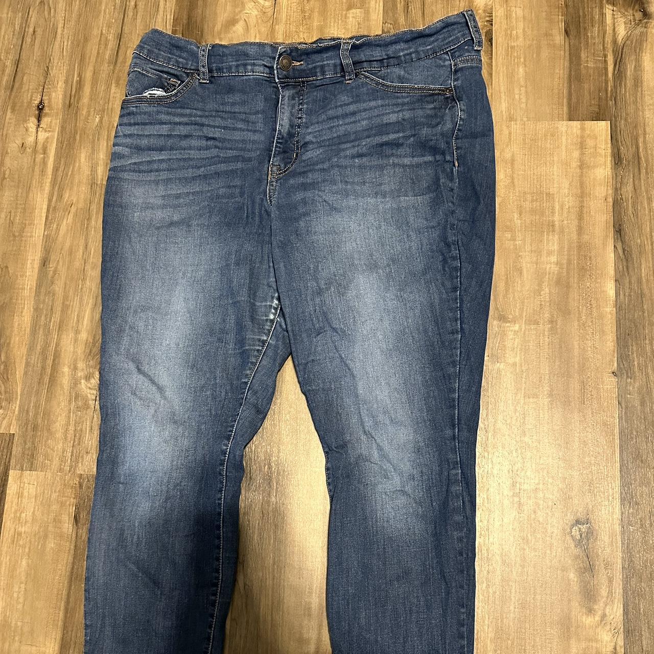 Terra & Sky Women's Blue Jeans | Depop