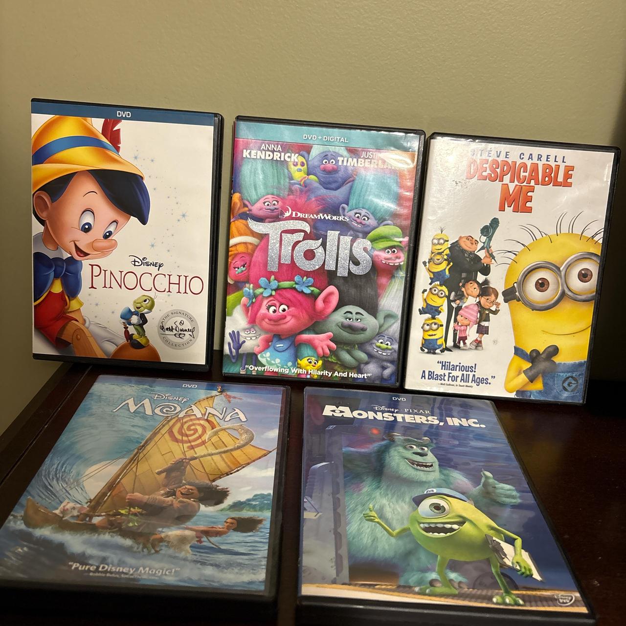 Disney/Pixar DVD bundle featuring Monsters, Inc.,... | Depop