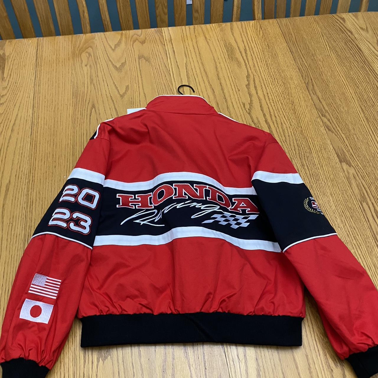 Honda 50th Anniversary Red Racing jacket with a... - Depop
