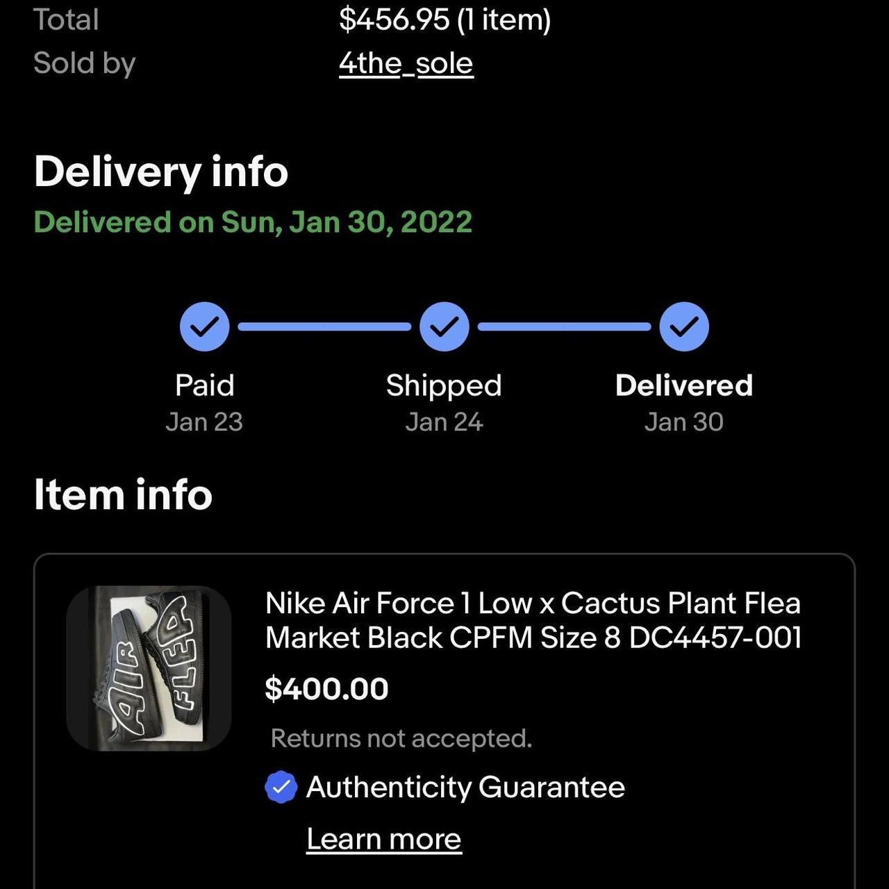 Cpm Air Force 1 Comes with box authentic check the... - Depop