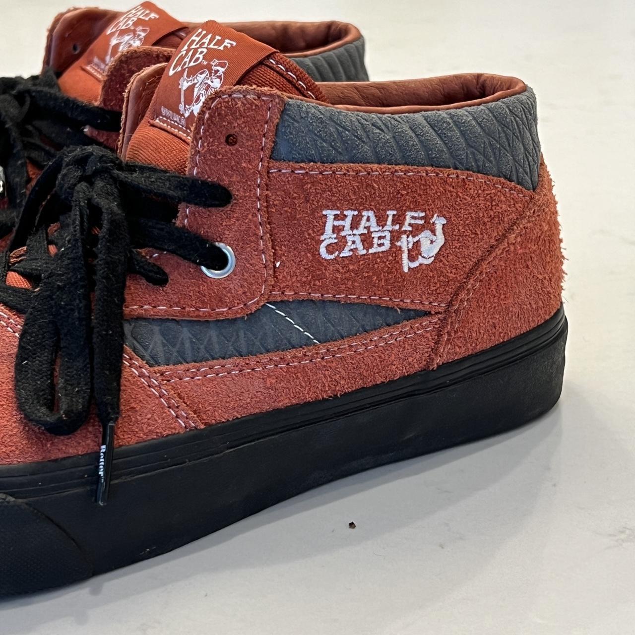 Vans x Better Red Suede Half Cabs - Depop