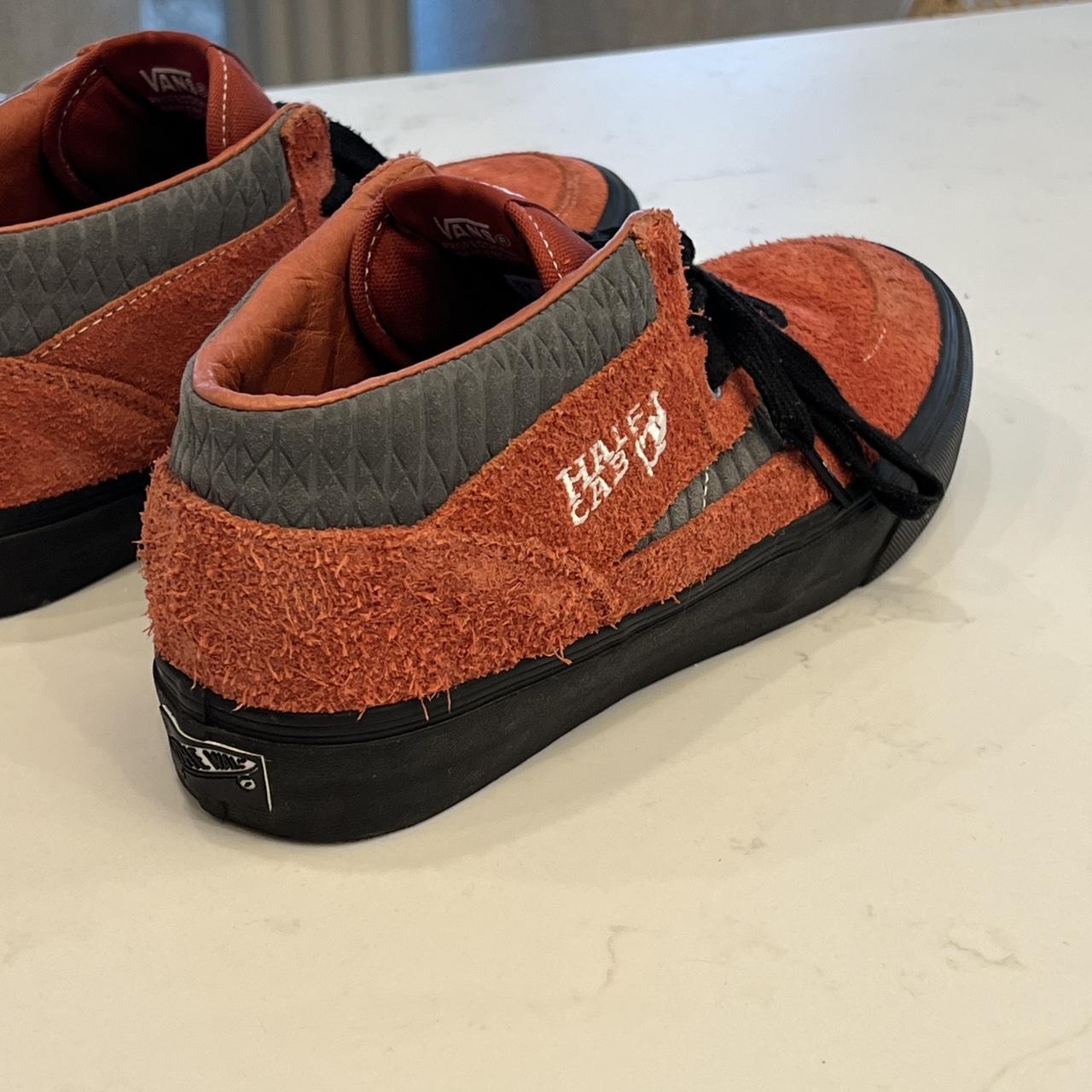 Vans x Better Red Suede Half Cabs - Depop