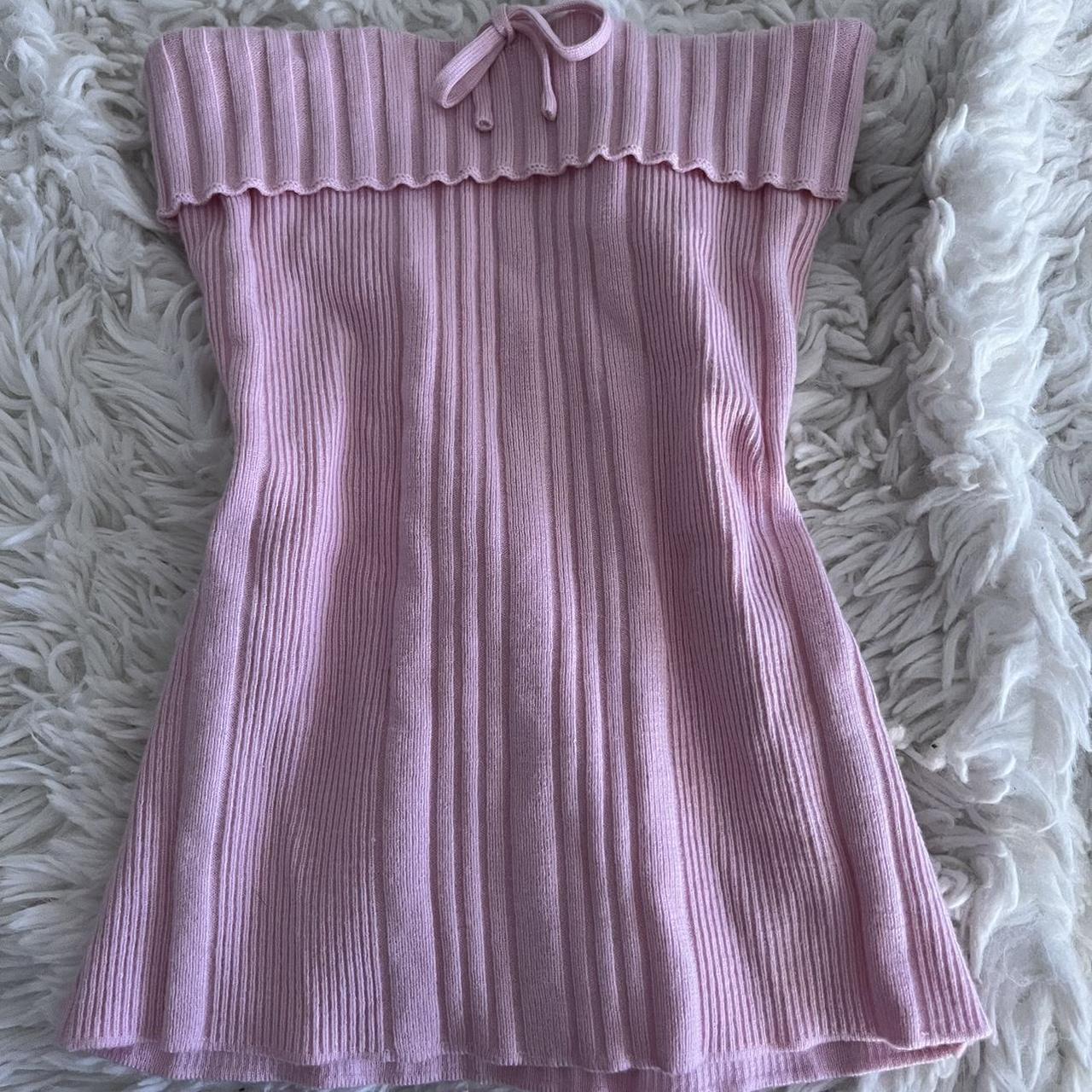 The cutest pink strapless top Can’t remember where... - Depop