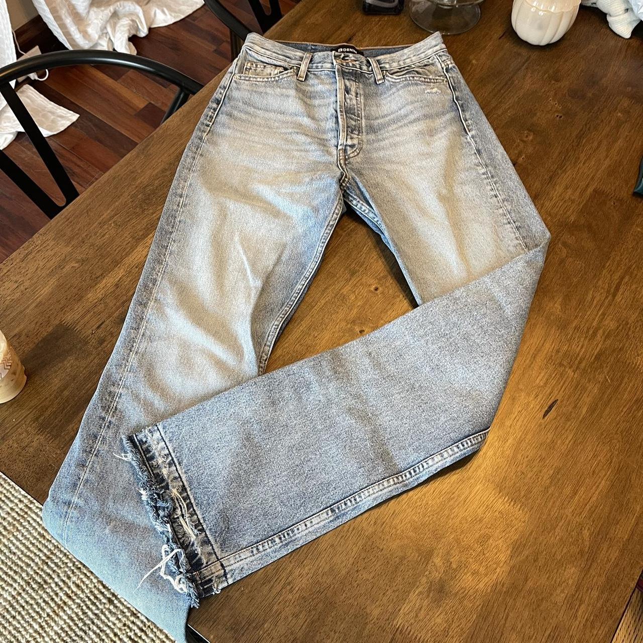 eb denim THE BEST unraveled two jean originally... - Depop