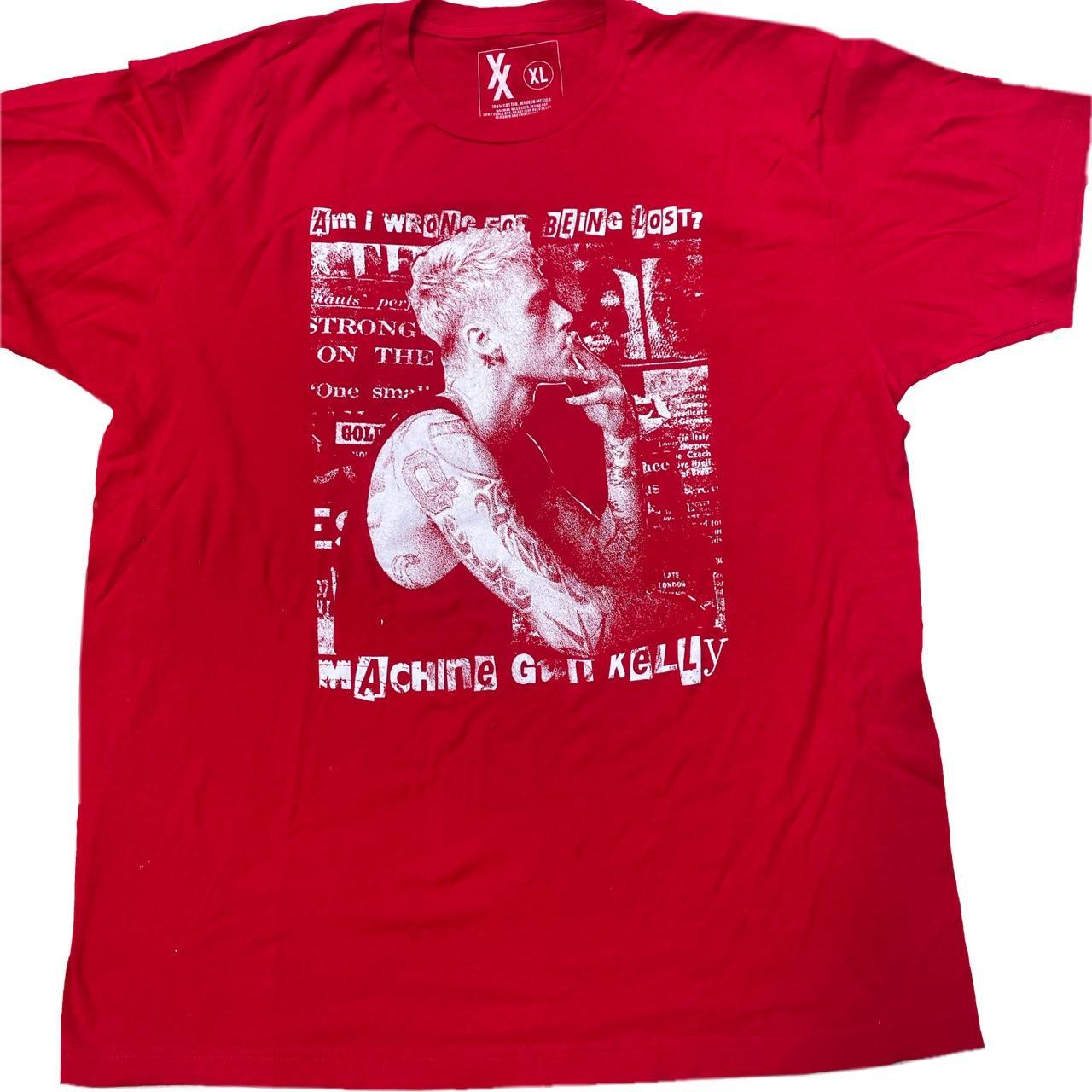 ️‍🔥 Machine Gun Kelly T-Shirt ️‍🔥 - Unisex Red tee w/... - Depop