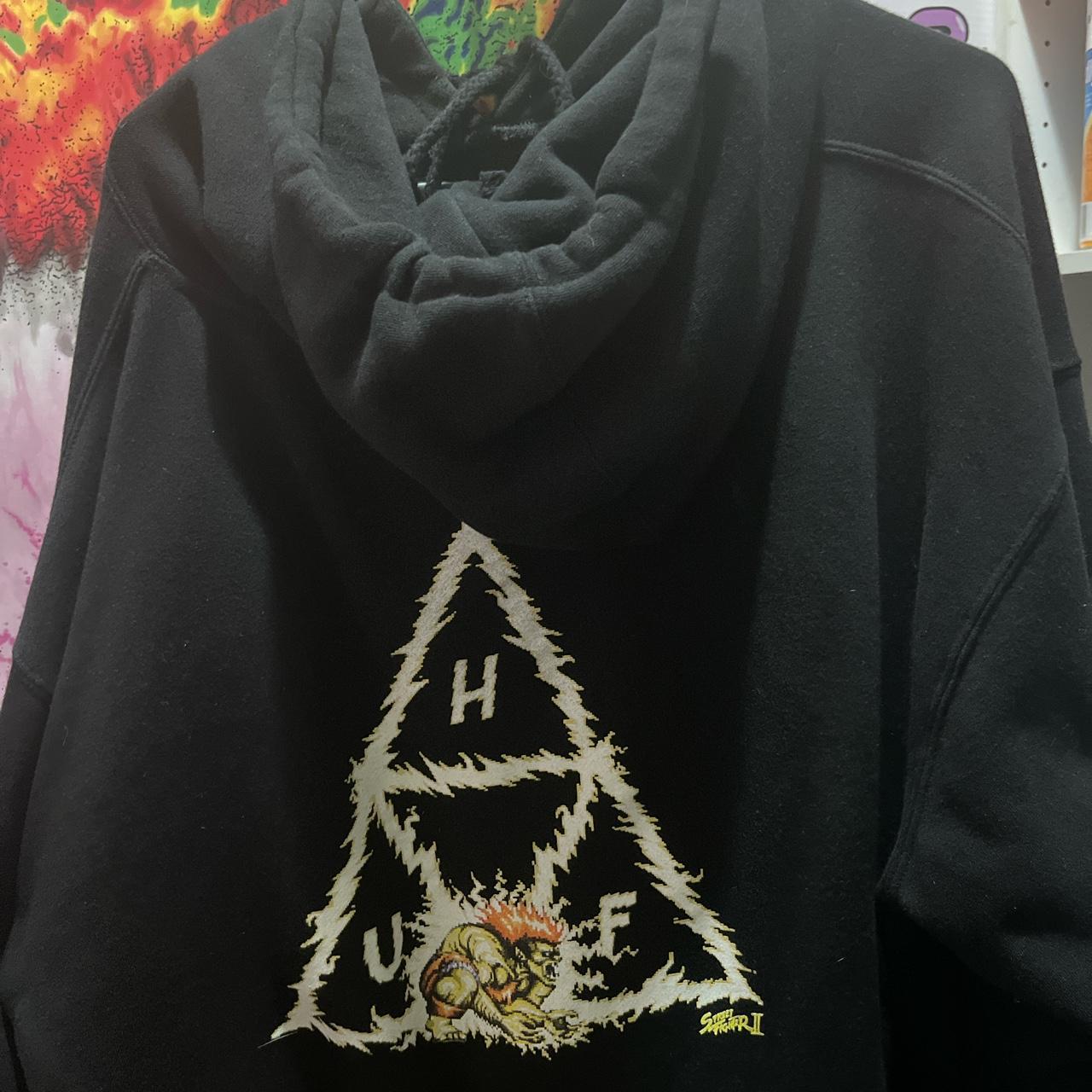 Huf x street fighter hoodie size double xl Hoodie... - Depop