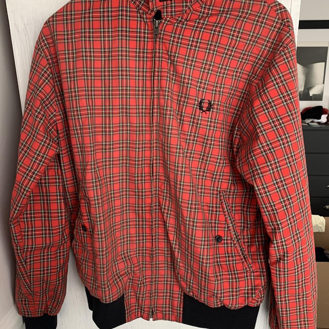 Fred Perry Men's Red Jacket | Depop