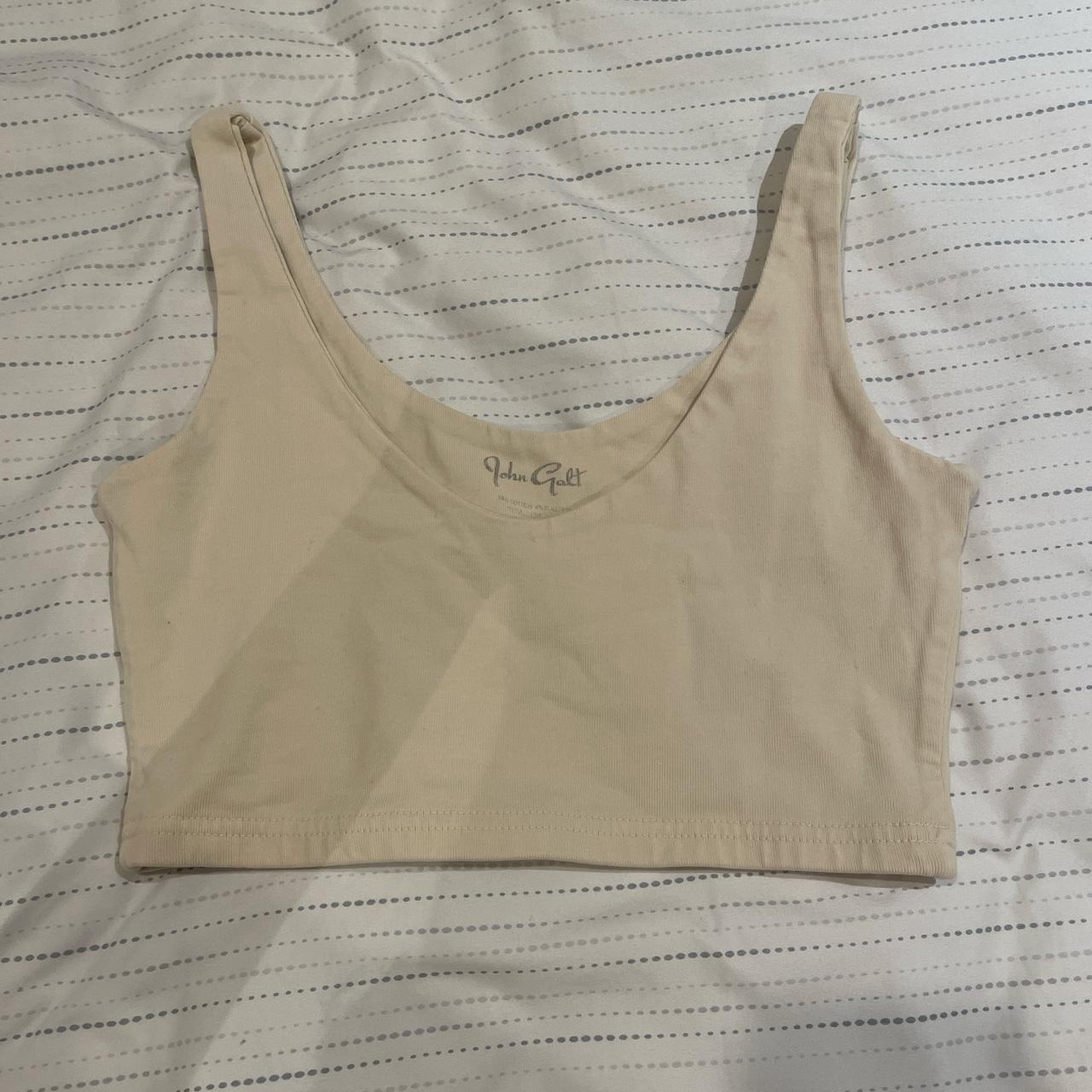 Brandy Lydia Ribbed Tank Top - no stains //... - Depop