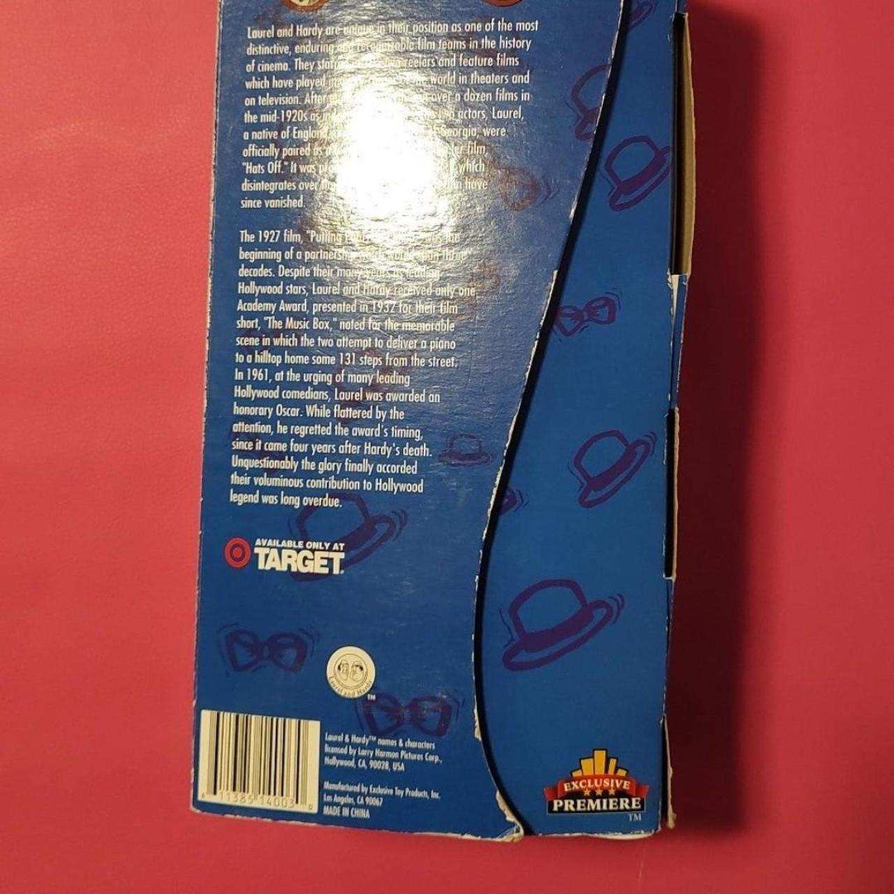 Collectable Laurel and Hardy Doll. Box is in rougher... - Depop