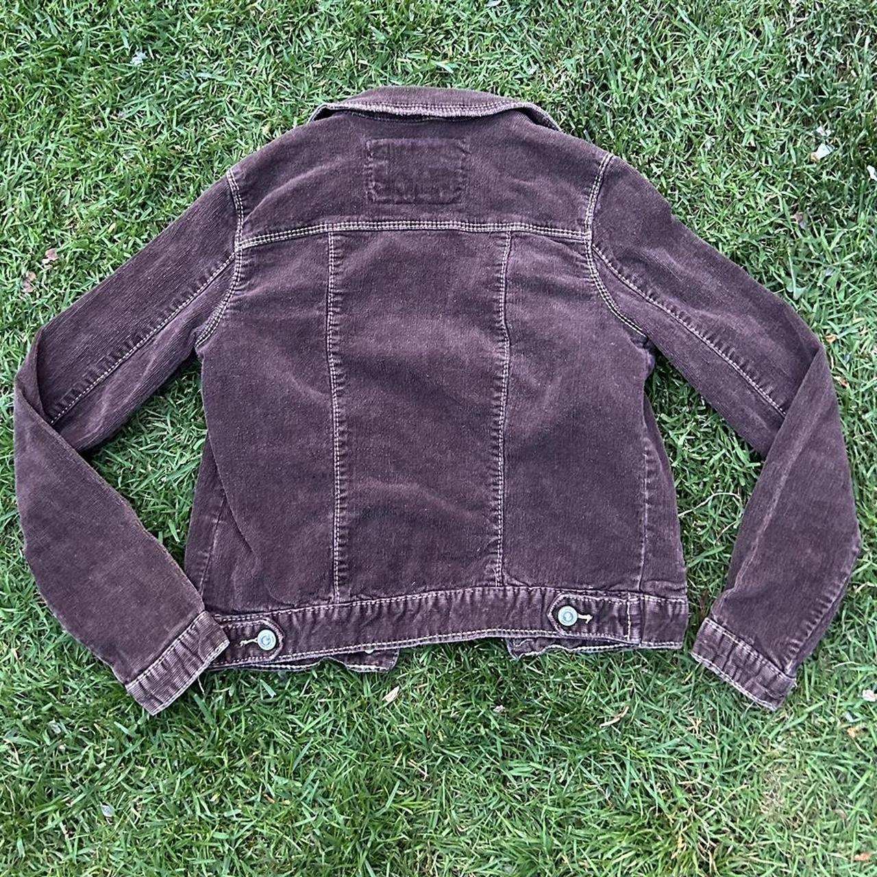 Brown button up jacket Amethyst tag Size xs/s - Depop