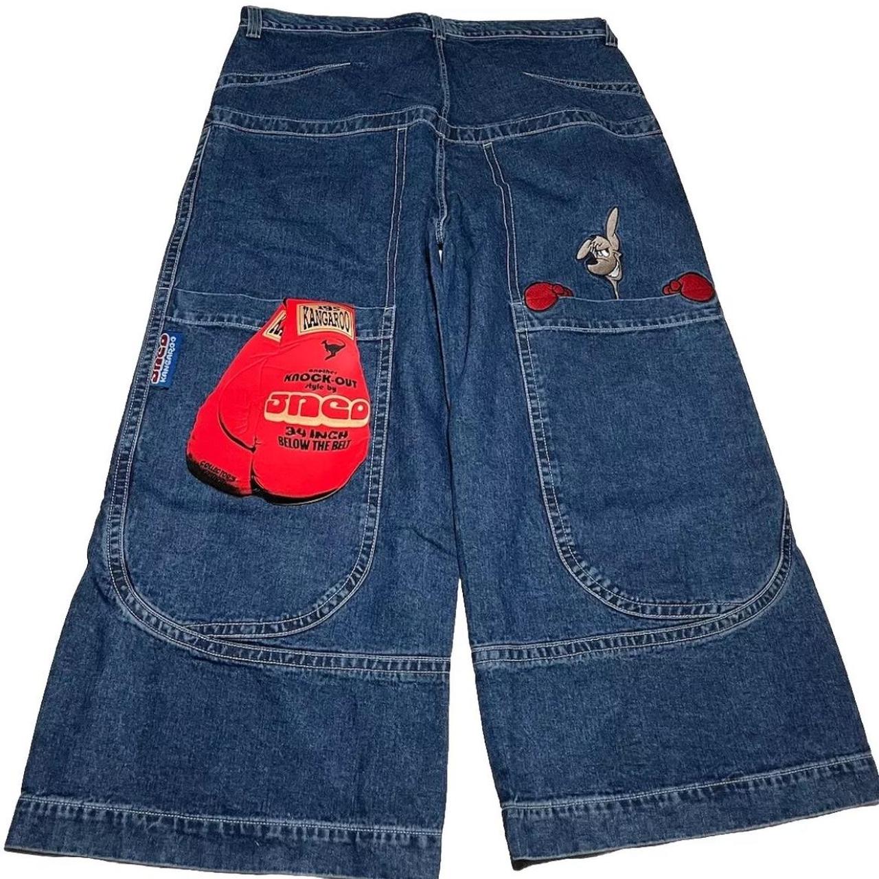 JNCO KANGAROO JEANS size 44x30 Baggy Overized Wide... - Depop